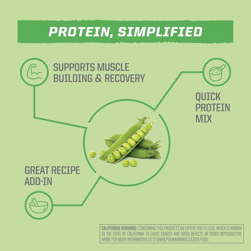 35 servings of pure pea protein