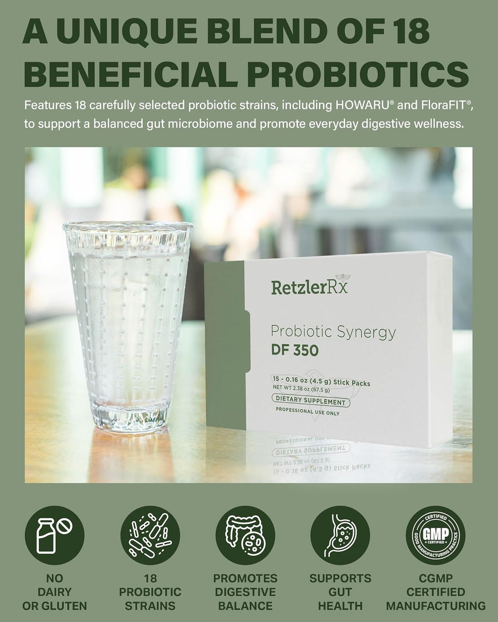350 billion CFU probiotic supplement