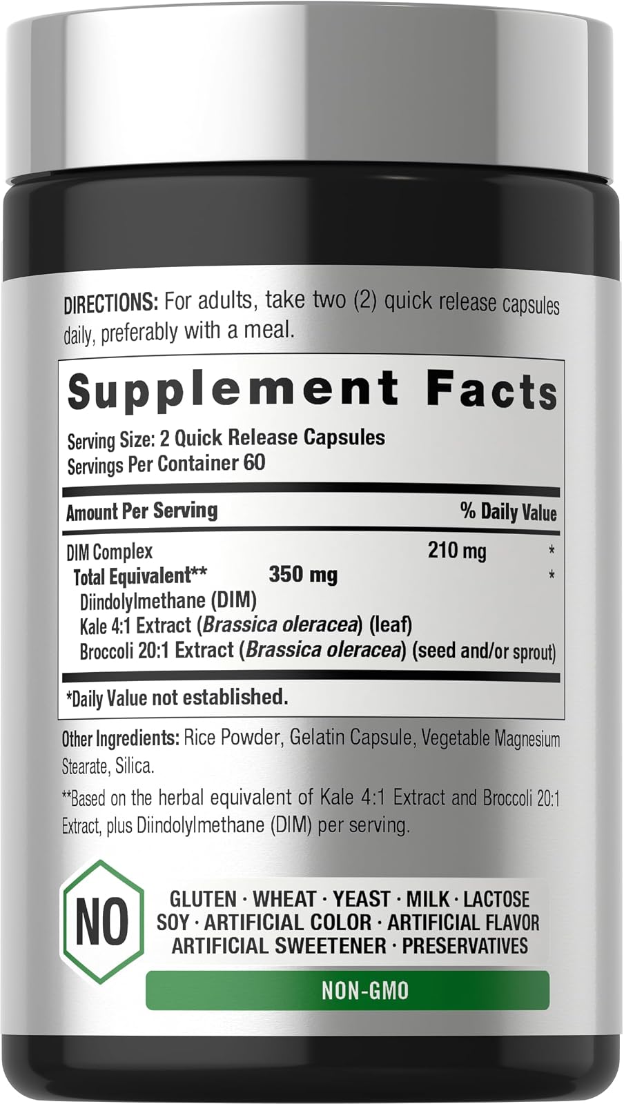 350 mg DIM capsules for men