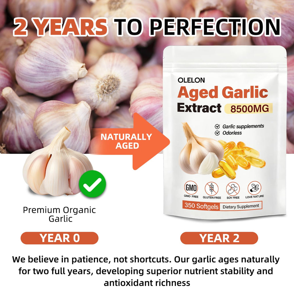 350 mg garlic softgels for health