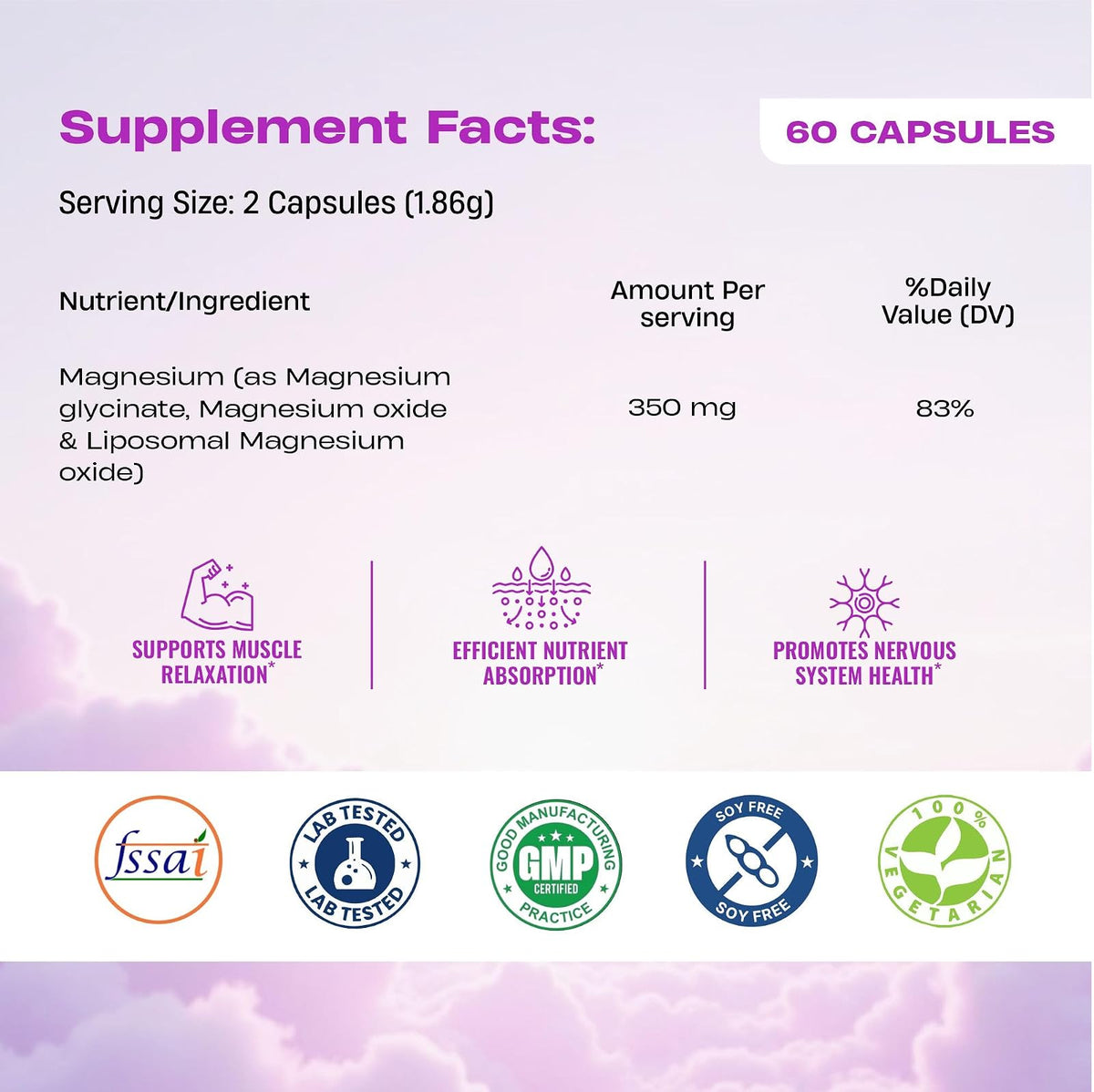 350 mg magnesium capsules for relaxation
