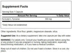 350 mg N-Acetyl L-Tyrosine supplement