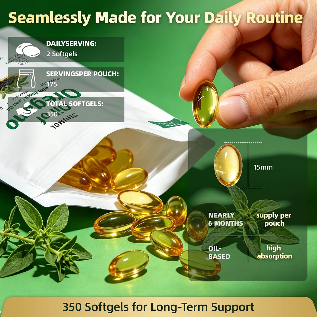 350 mg oregano oil capsules