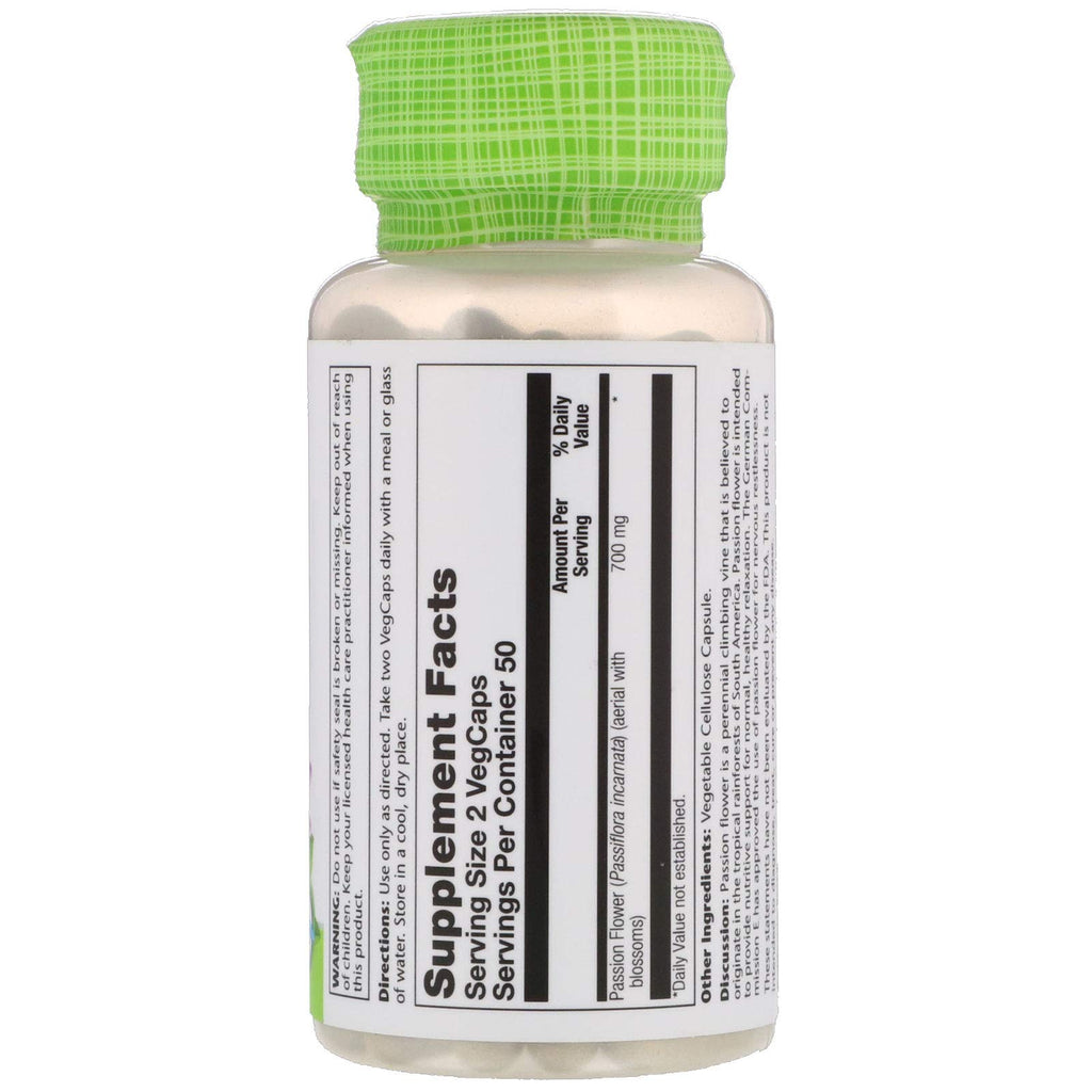 350 mg Passion Flower for stress relief