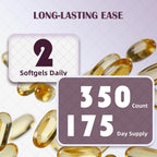 350 softgels for daily use