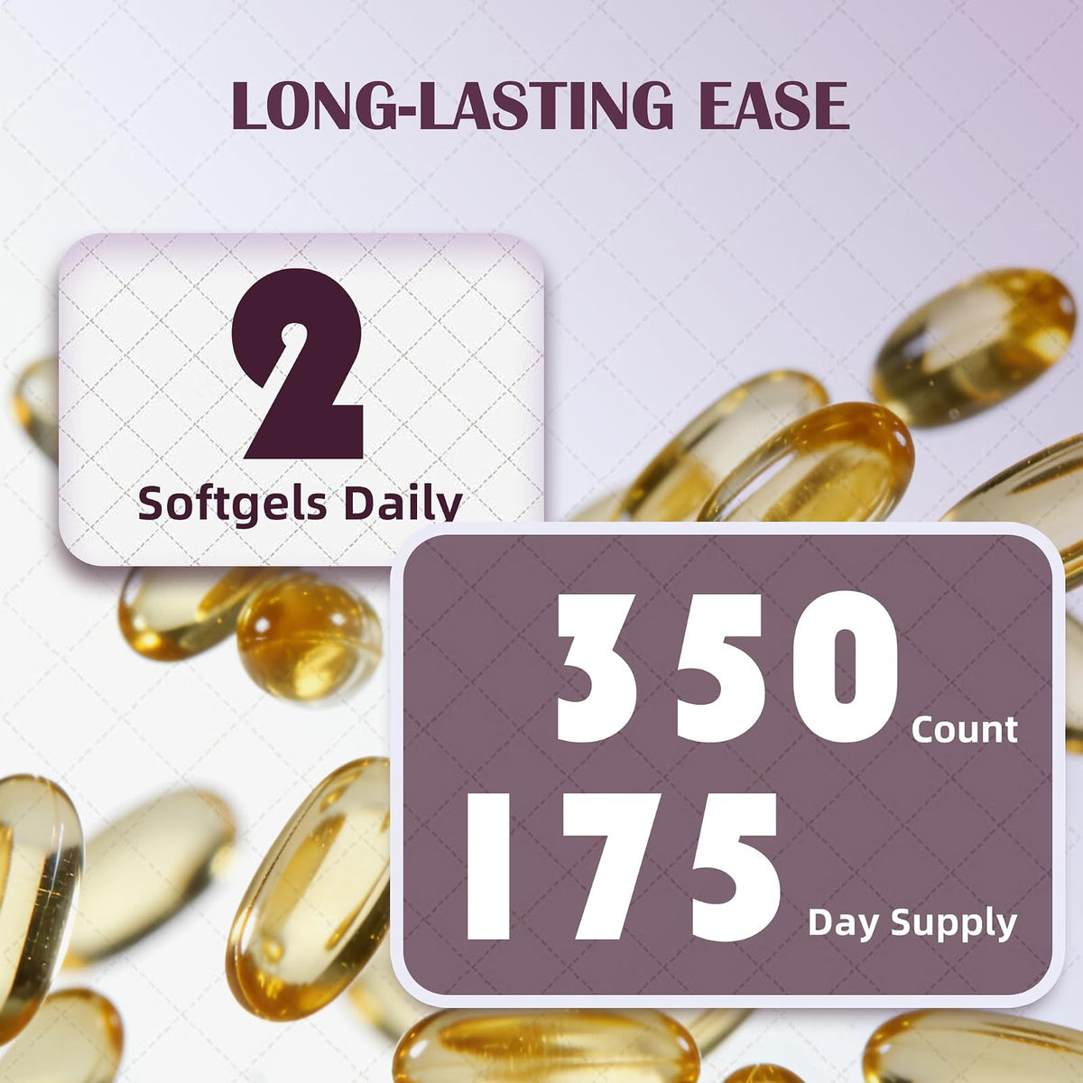 350 softgels for daily use