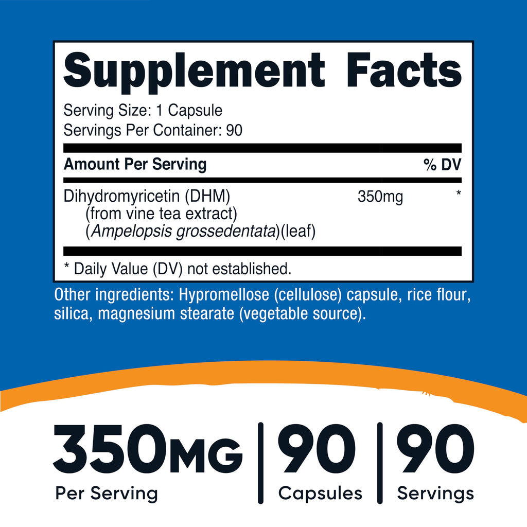 350mg Dihydromyricetin health benefits