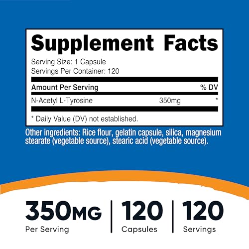 350mg N-Acetyl L-Tyrosine benefits