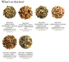 36 cotton bags of herbal tea