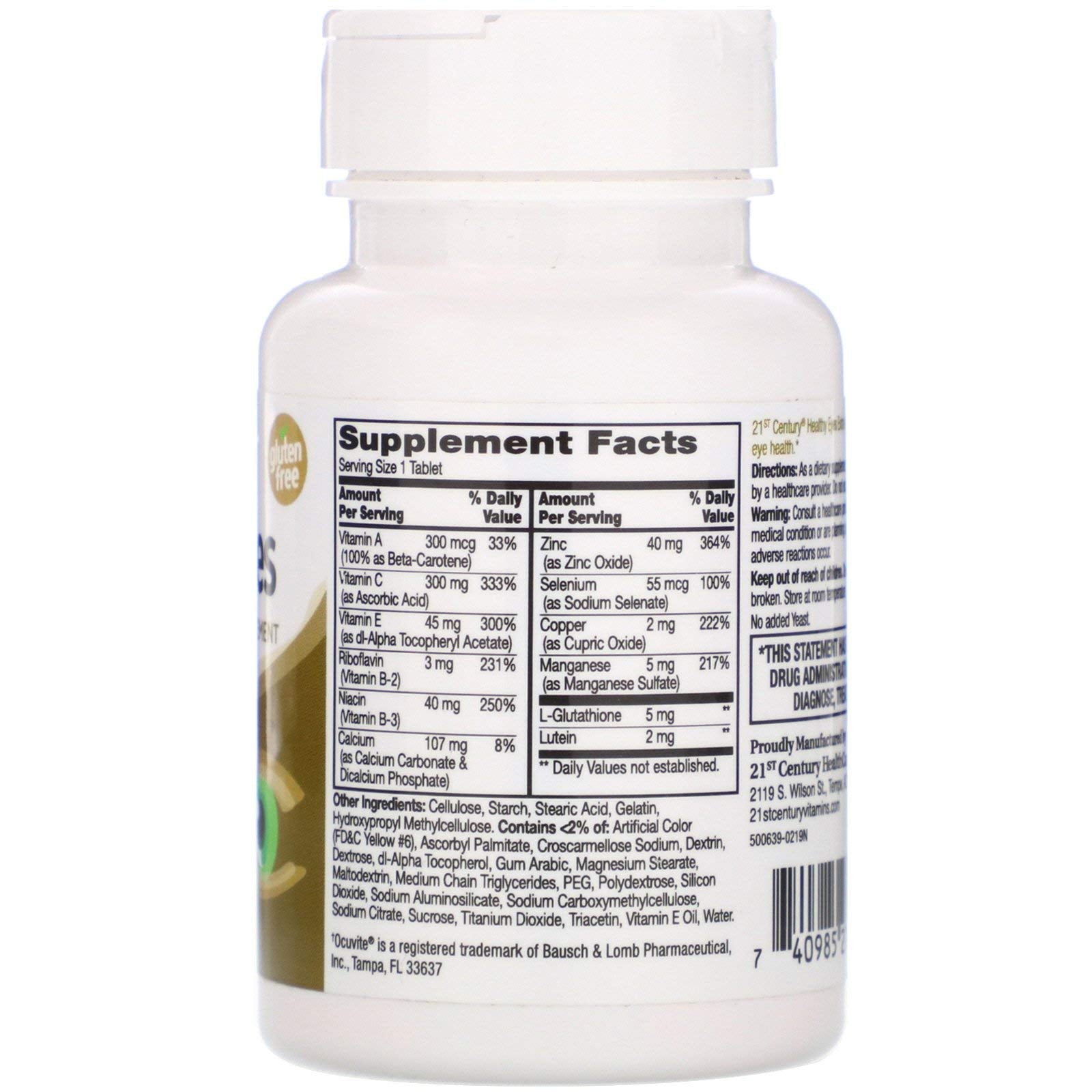36 count eye health tablets