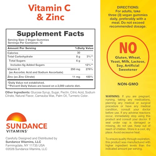 36 count zinc gummies for adults