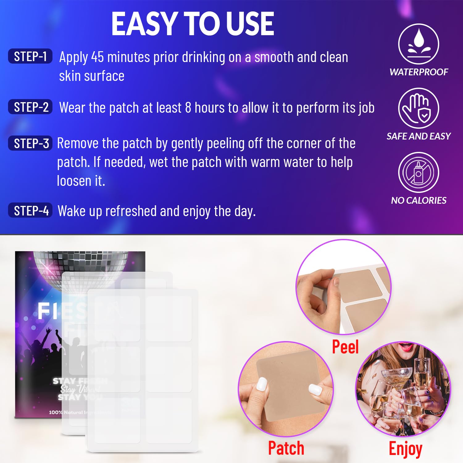 36 pack recovery patches for events