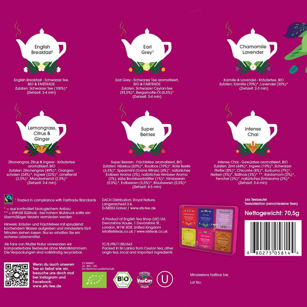 36 sachets of herbal goodness