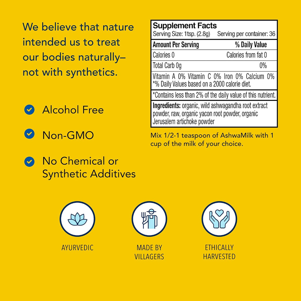 36 servings AshwaMilk supplement