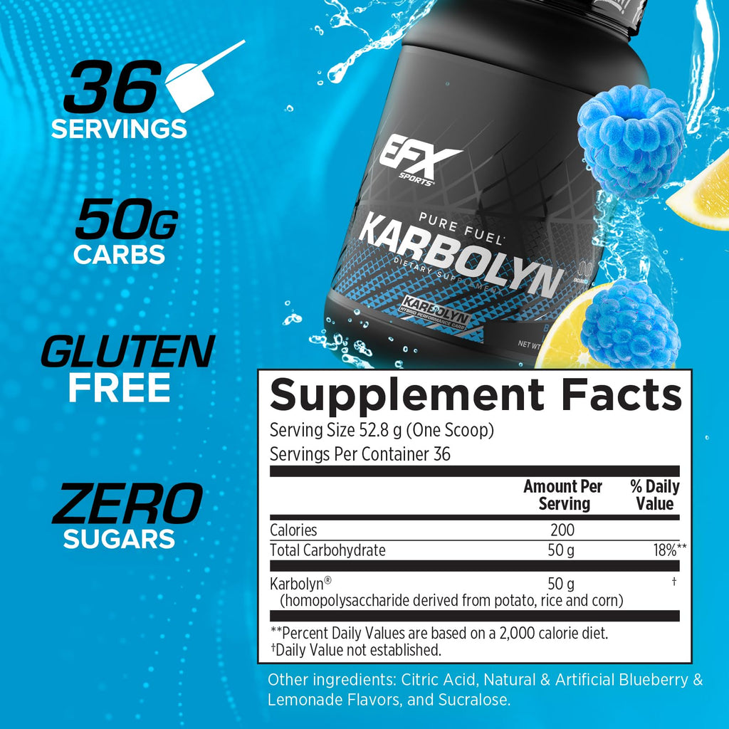 36 servings of EFX Sports fuel