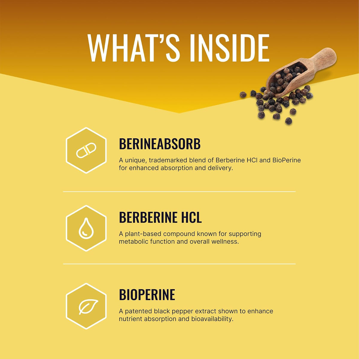 360 capsules of Berberine for daily use