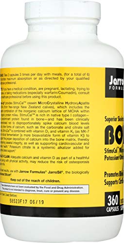 360 capsules of calcium support