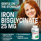 360 capsules of iron bisglycinate