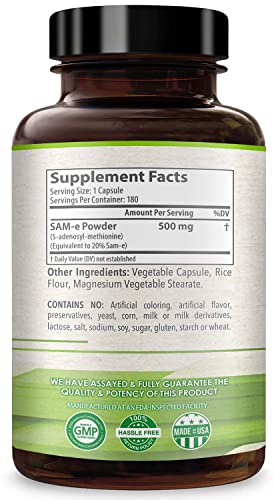 360 capsules of SAM-e multivitamin support
