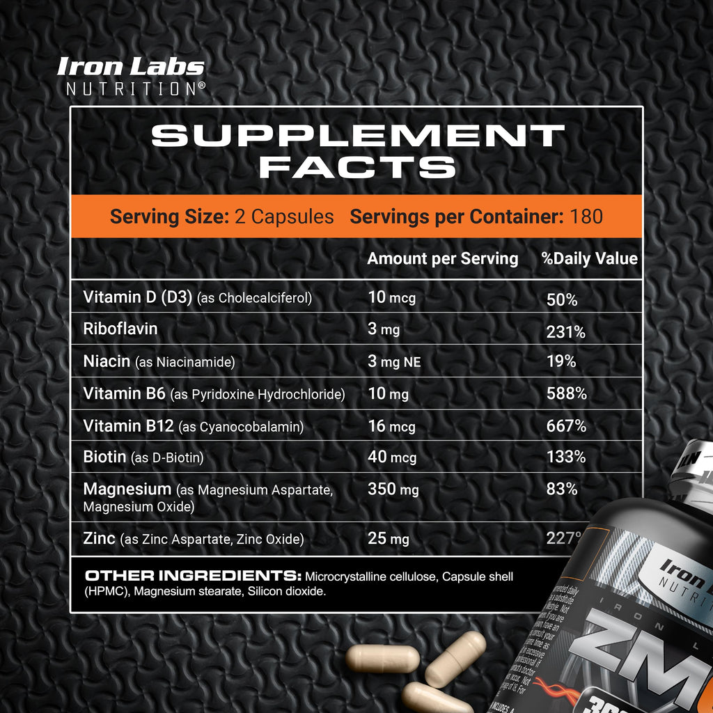 360 capsules of zinc supplement