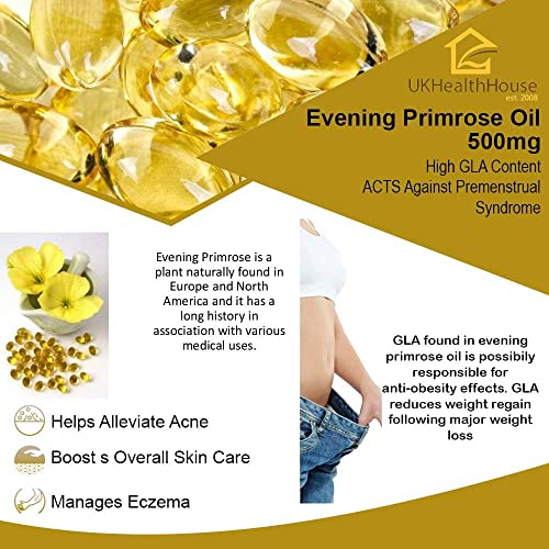 360 count evening primrose oil capsules