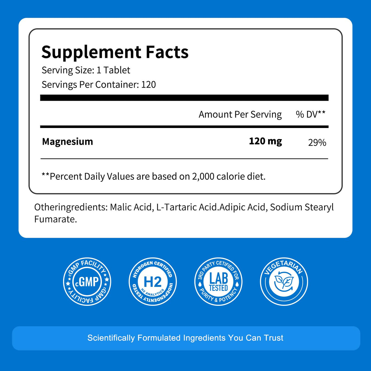 360 count hydrogen water tablets