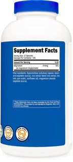 360 count magnesium supplement bottle