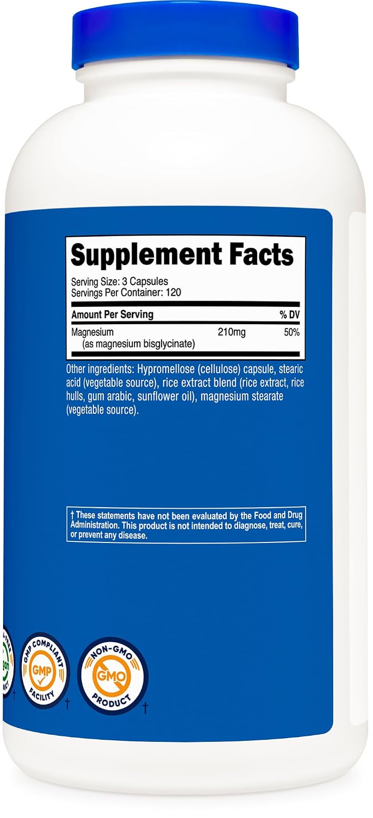 360 count magnesium supplement bottle