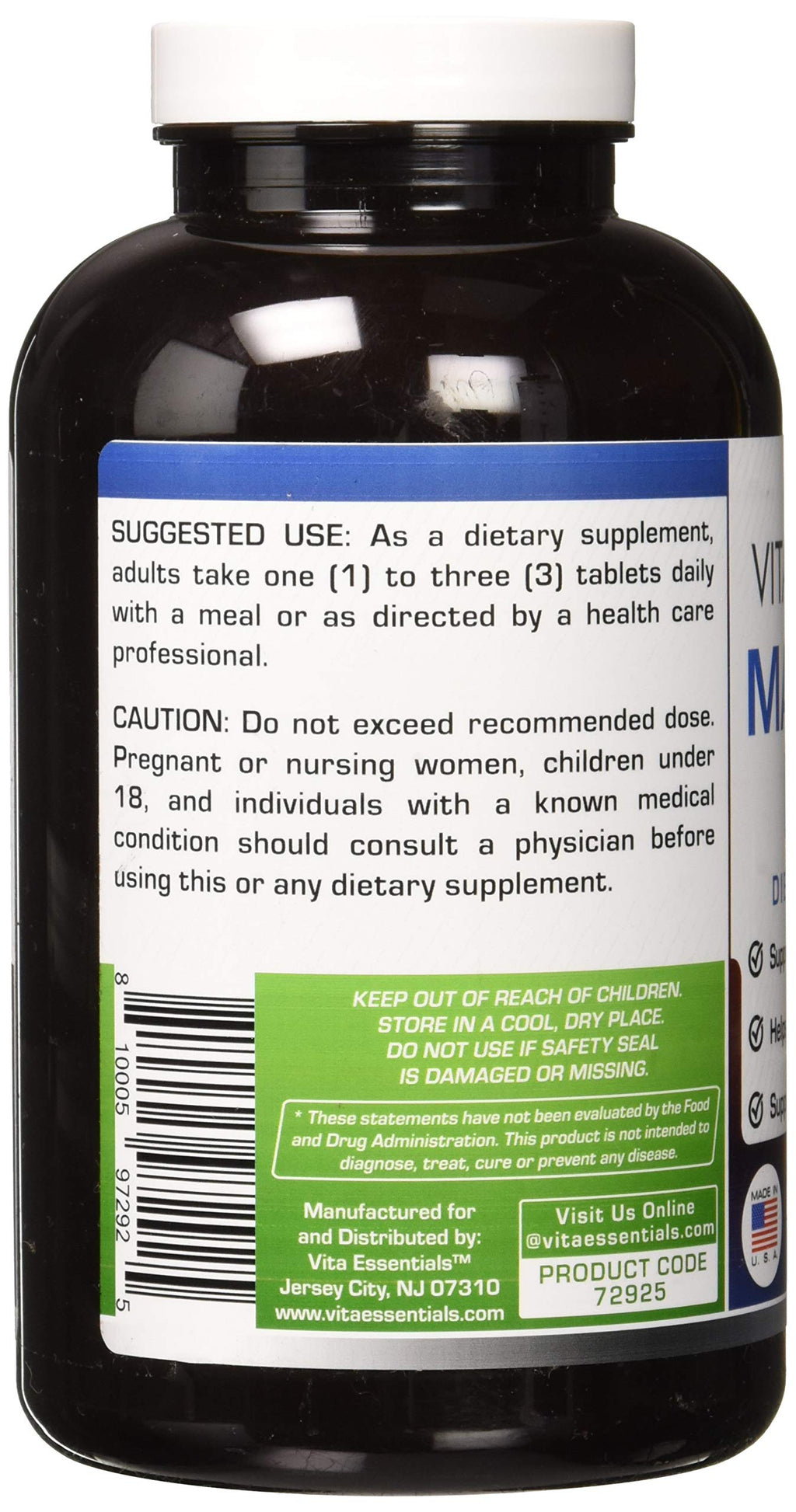 360 count magnesium tablets for convenience