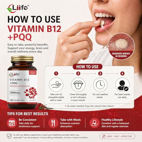 360 count Methylcobalamin for daily use