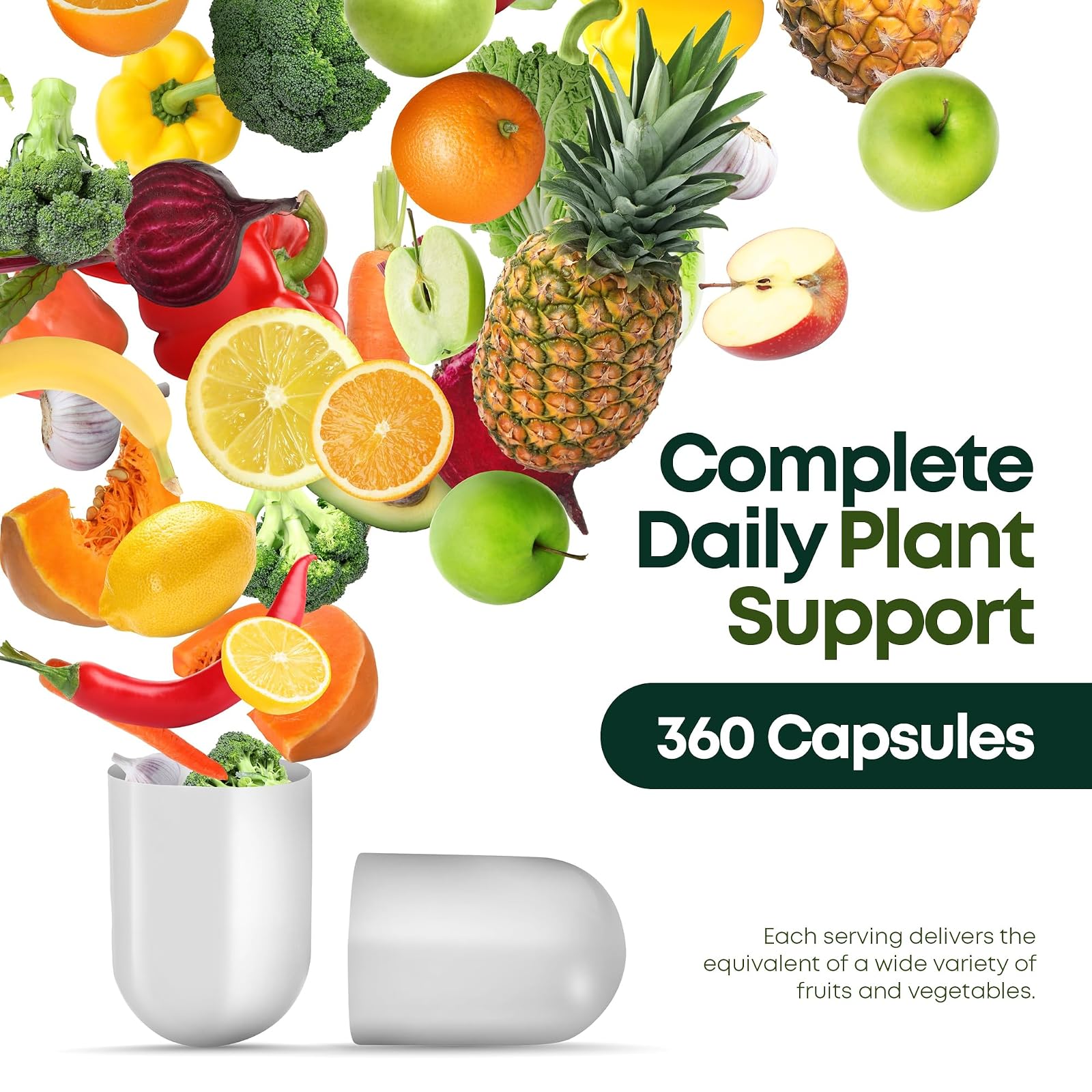 360 count multivitamins for wellness
