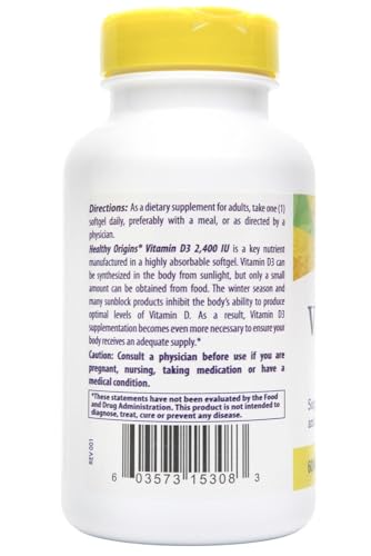 360 count Vitamin D3 for daily health