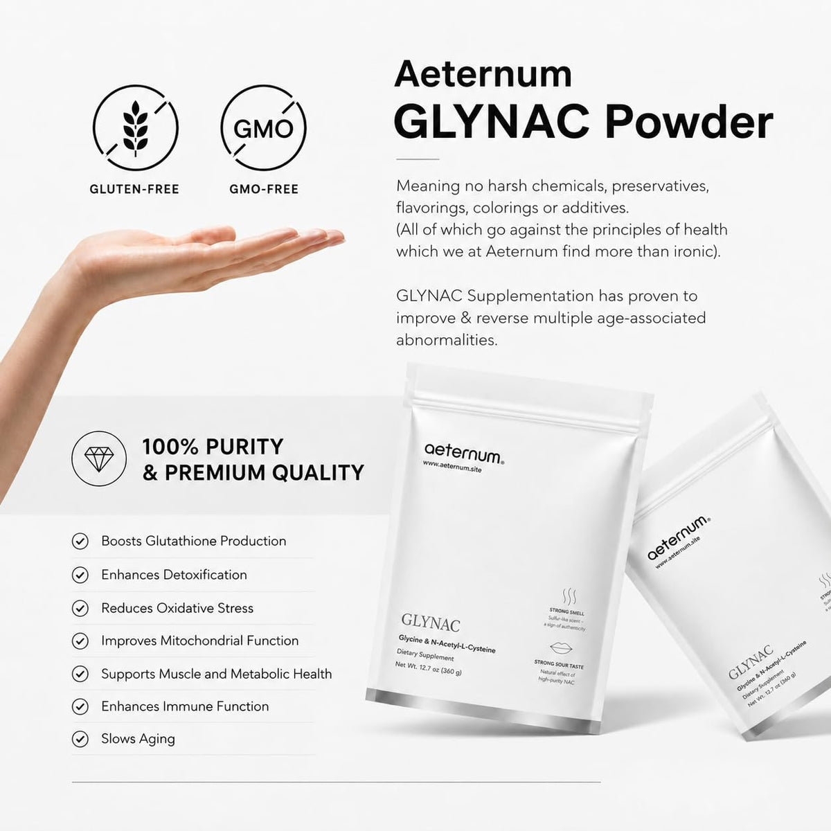 360 g aeternum GLYNAC for endurance