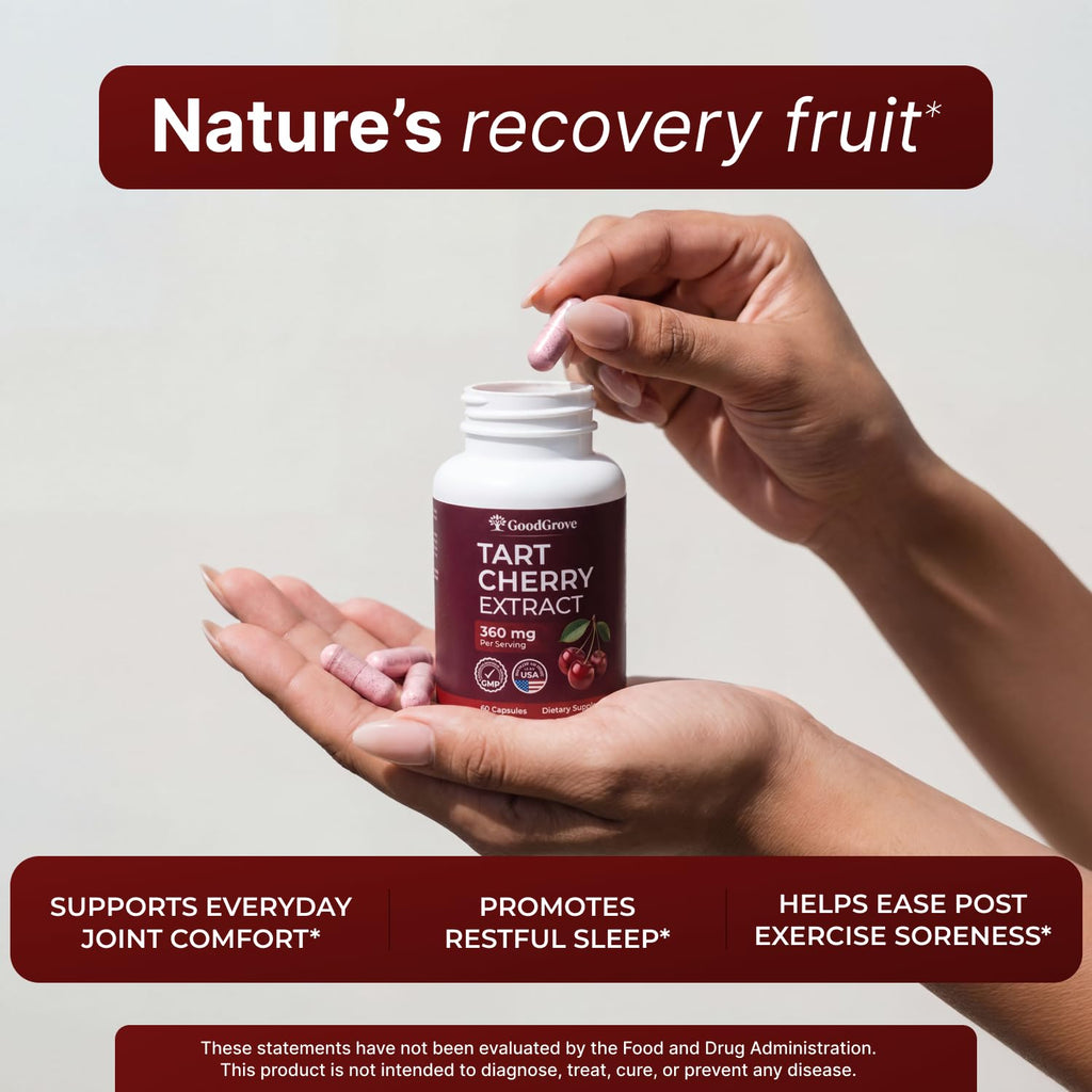 360 mg Montmorency cherry health benefits