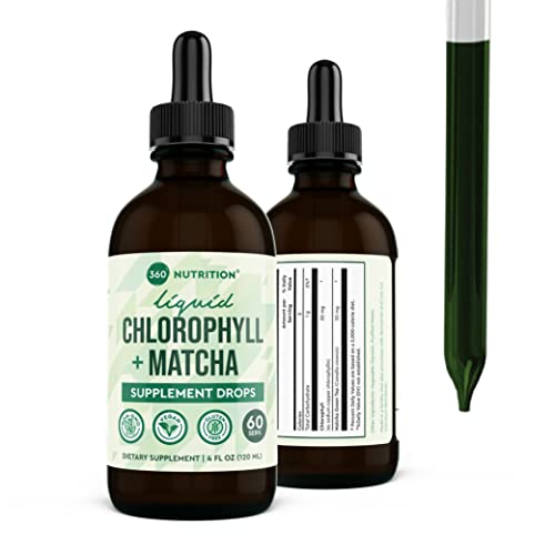 360 Nutrition matcha chlorophyll liquid drops