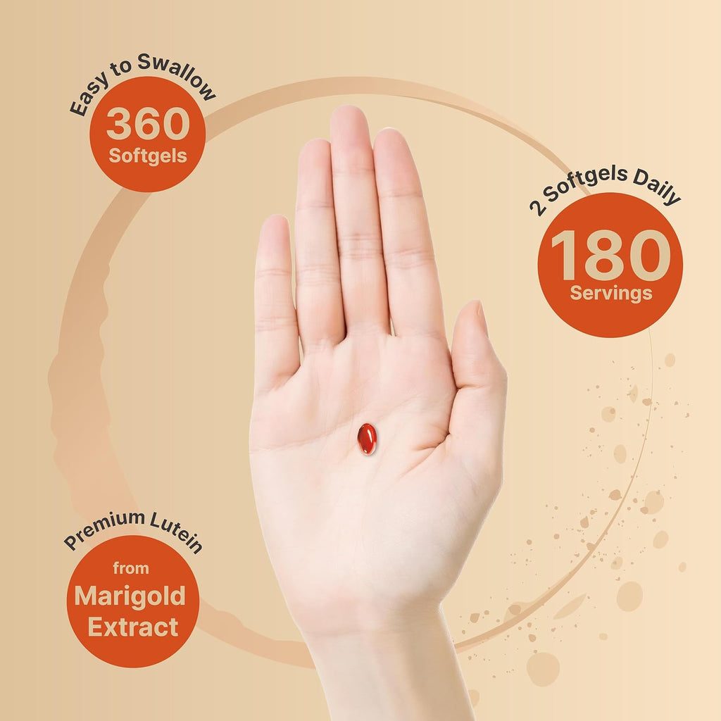 360 softgels for daily eye protection