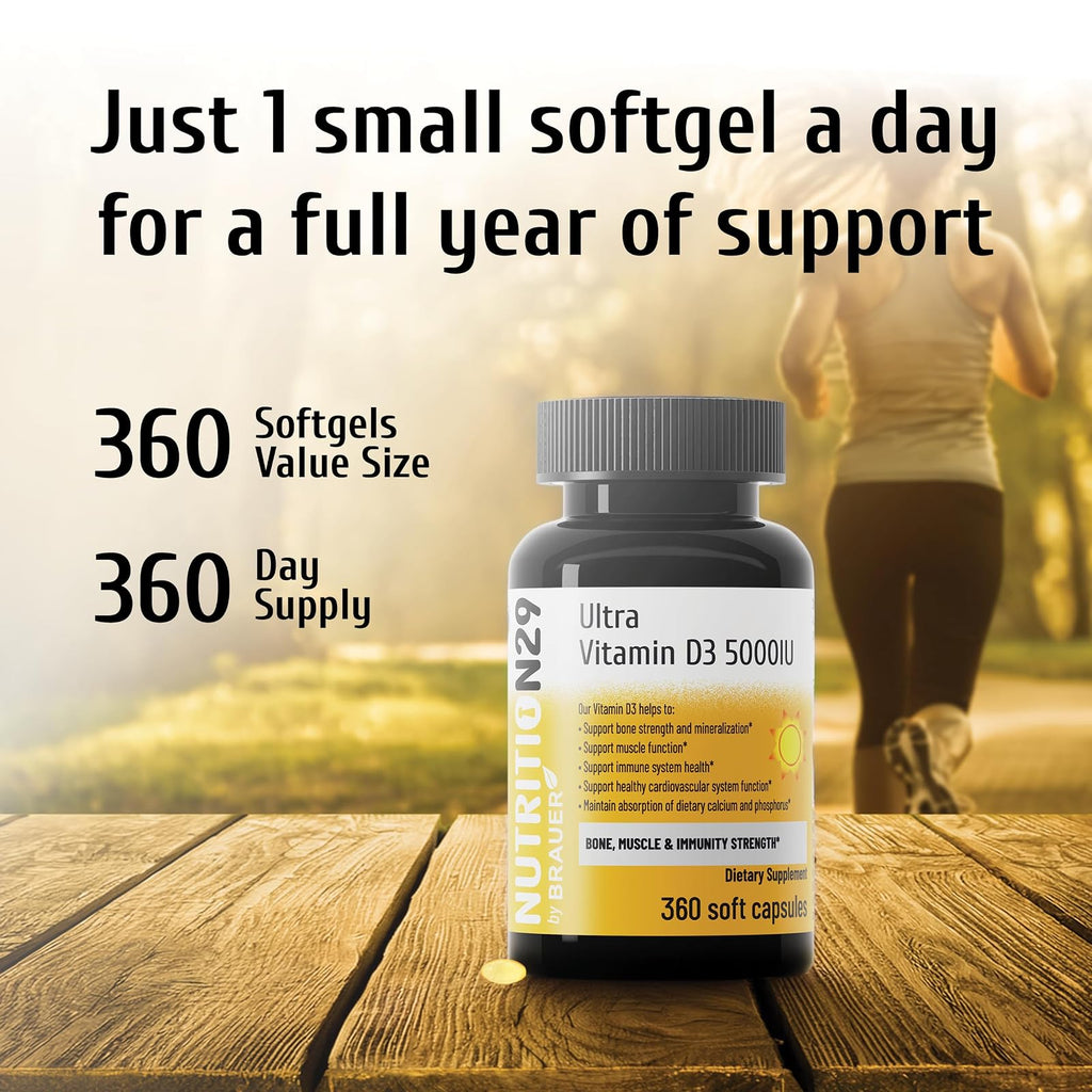 360 softgels for long-lasting supply