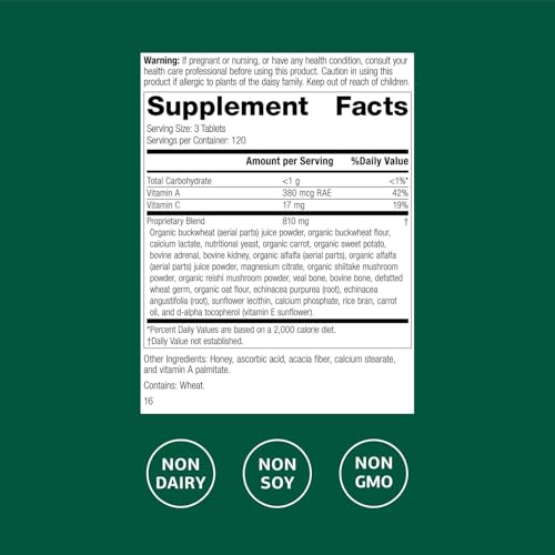 360 tablets of blended vitamin & mineral supplements