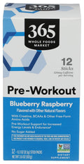 365 Blueberry Raspberry pre-workout energy boost