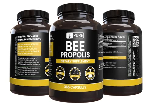 365 capsules of pure bee propolis