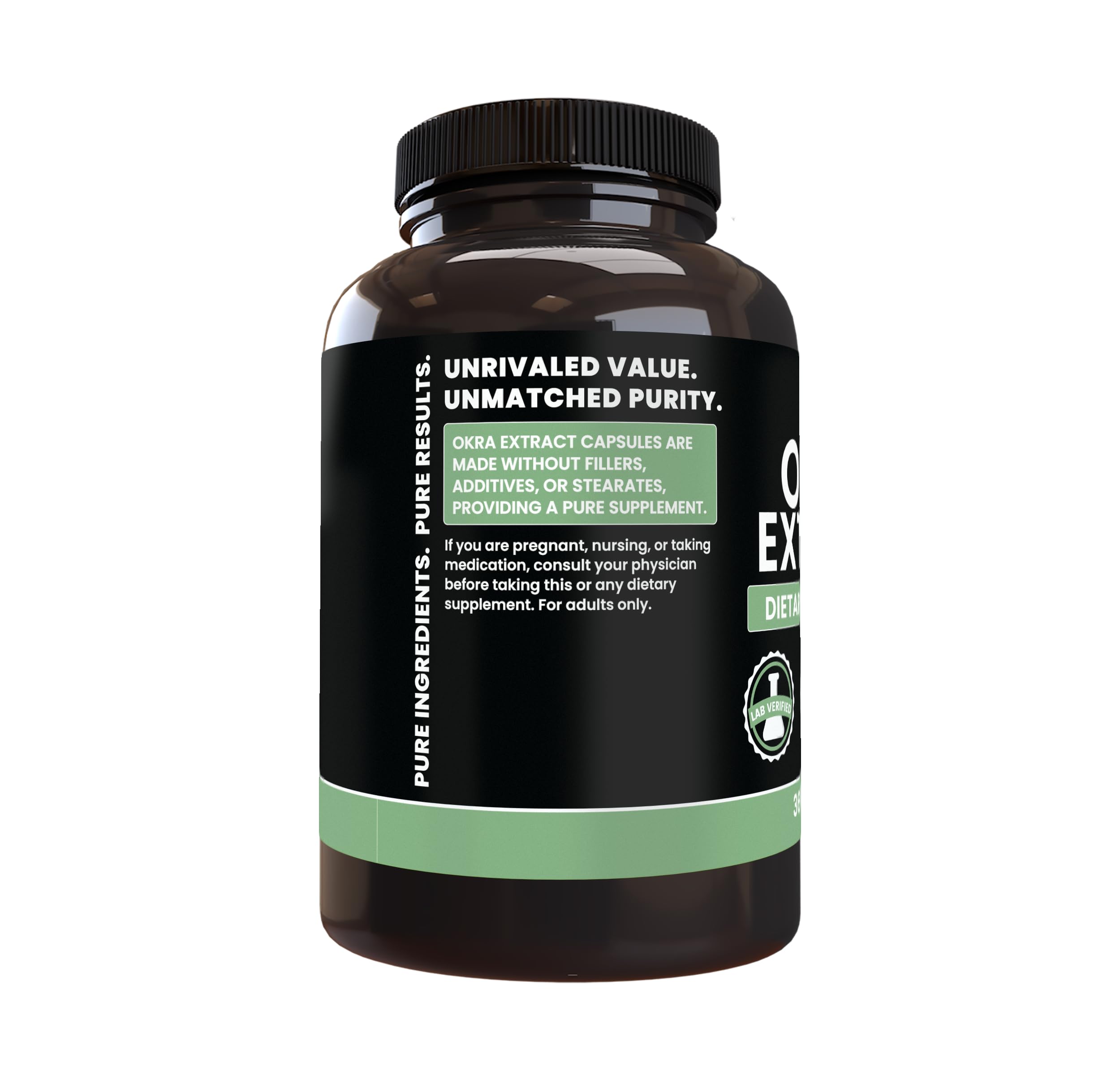 365 capsules of pure okra extract