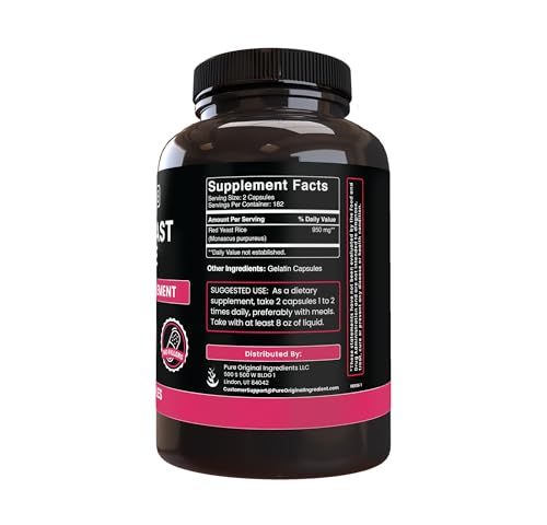 365 capsules of red yeast rice
