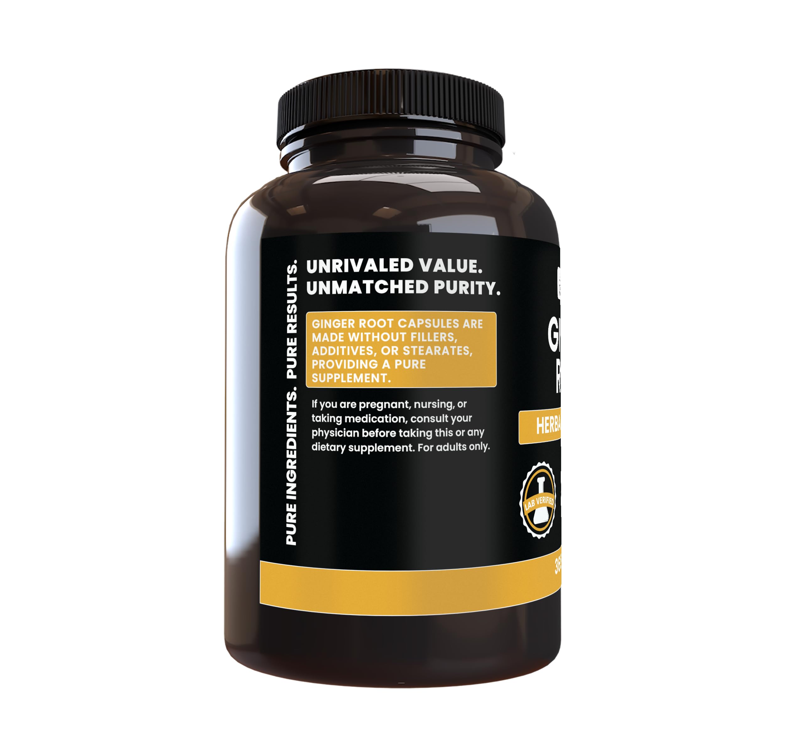 365 count ginger capsules