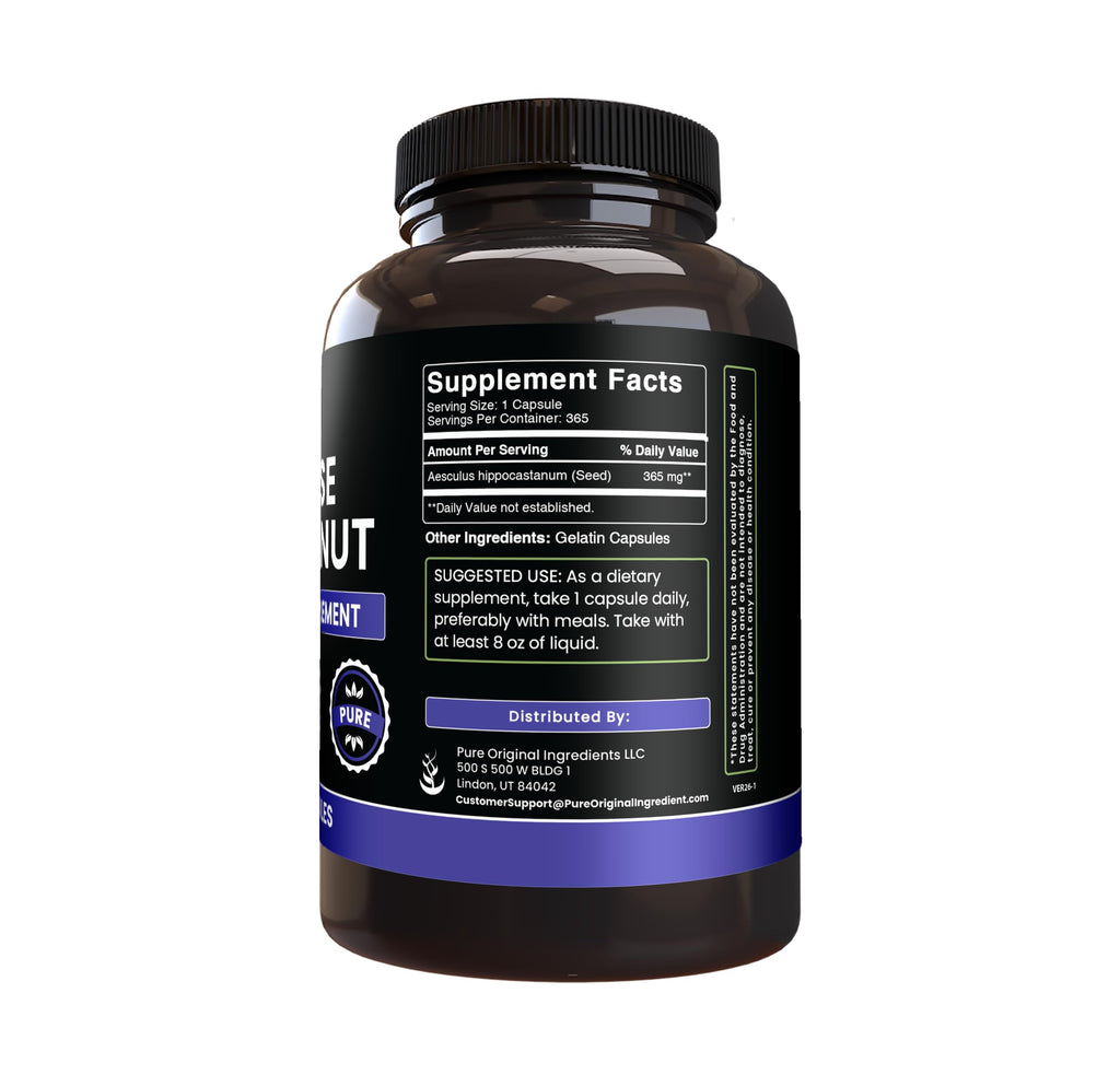 365 count horse chestnut capsules