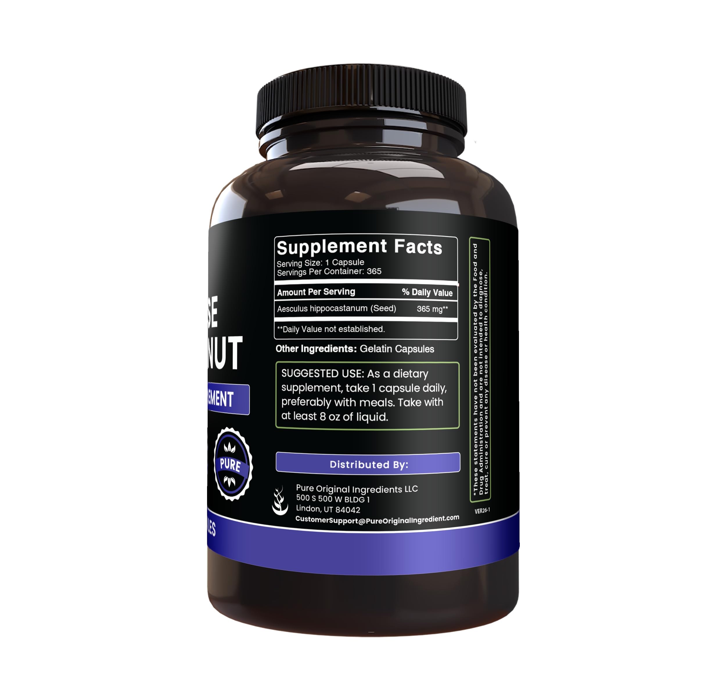 365 count horse chestnut capsules