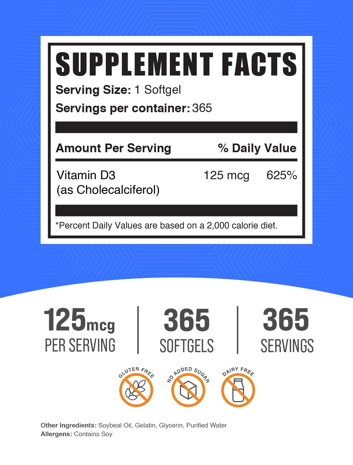 365 count vitamin D3 capsules