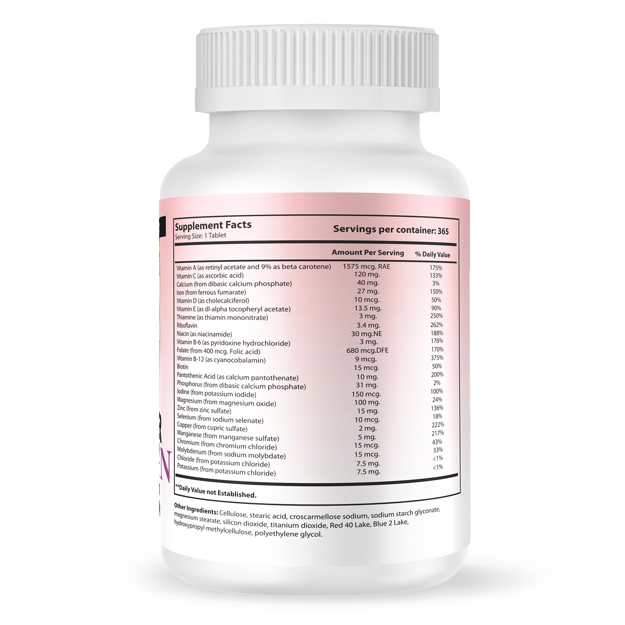 365 tablets for daily nutrition