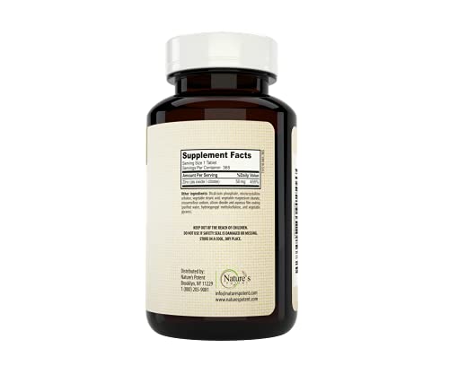 365 tablets for daily zinc intake