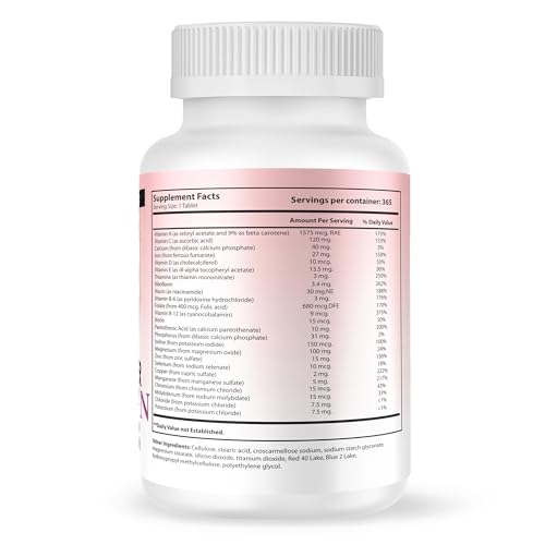 365 tablets of essential nutrients