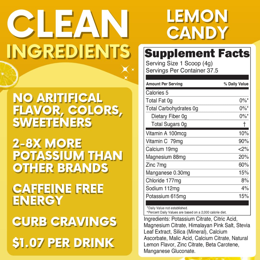 37 servings of electrolyte powder